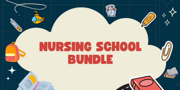 Printable Nursing School Bundle for Instant Download